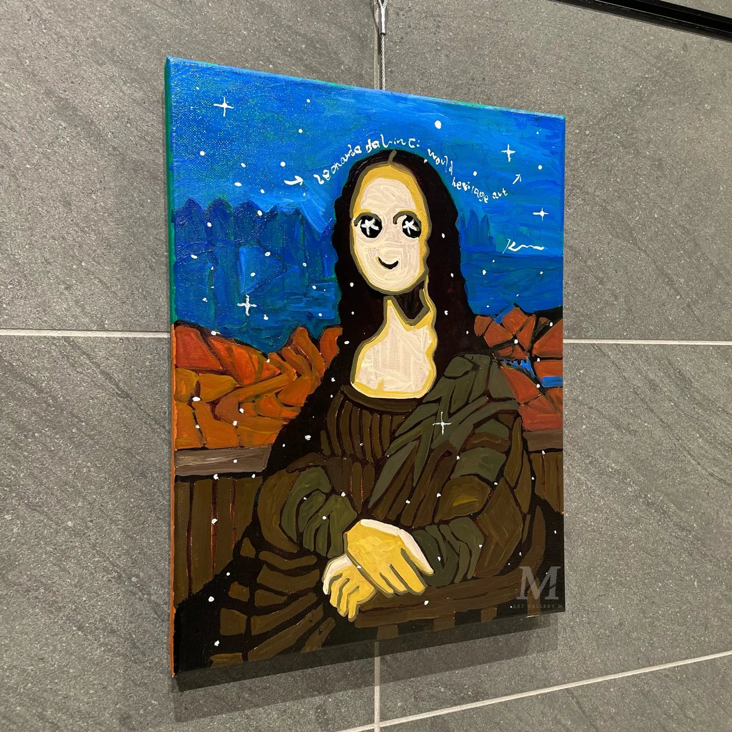 松田光一 (Koichi Matsuda)「Leonardo da Vinci "Mona Lisa"」ART GALLERY M